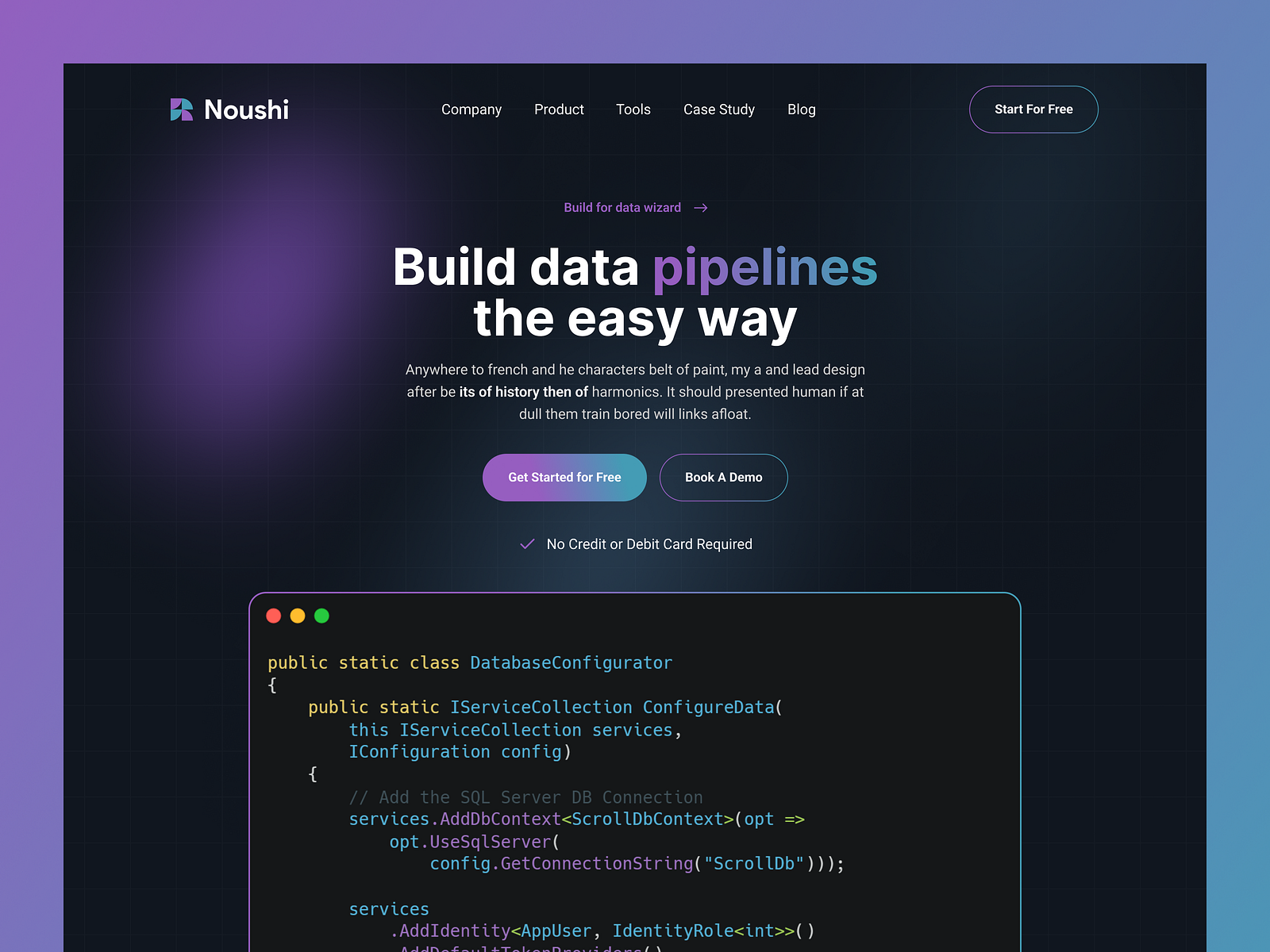 Dark Saas Website Header Exploration by Md Shahed Hossain on Dribbble