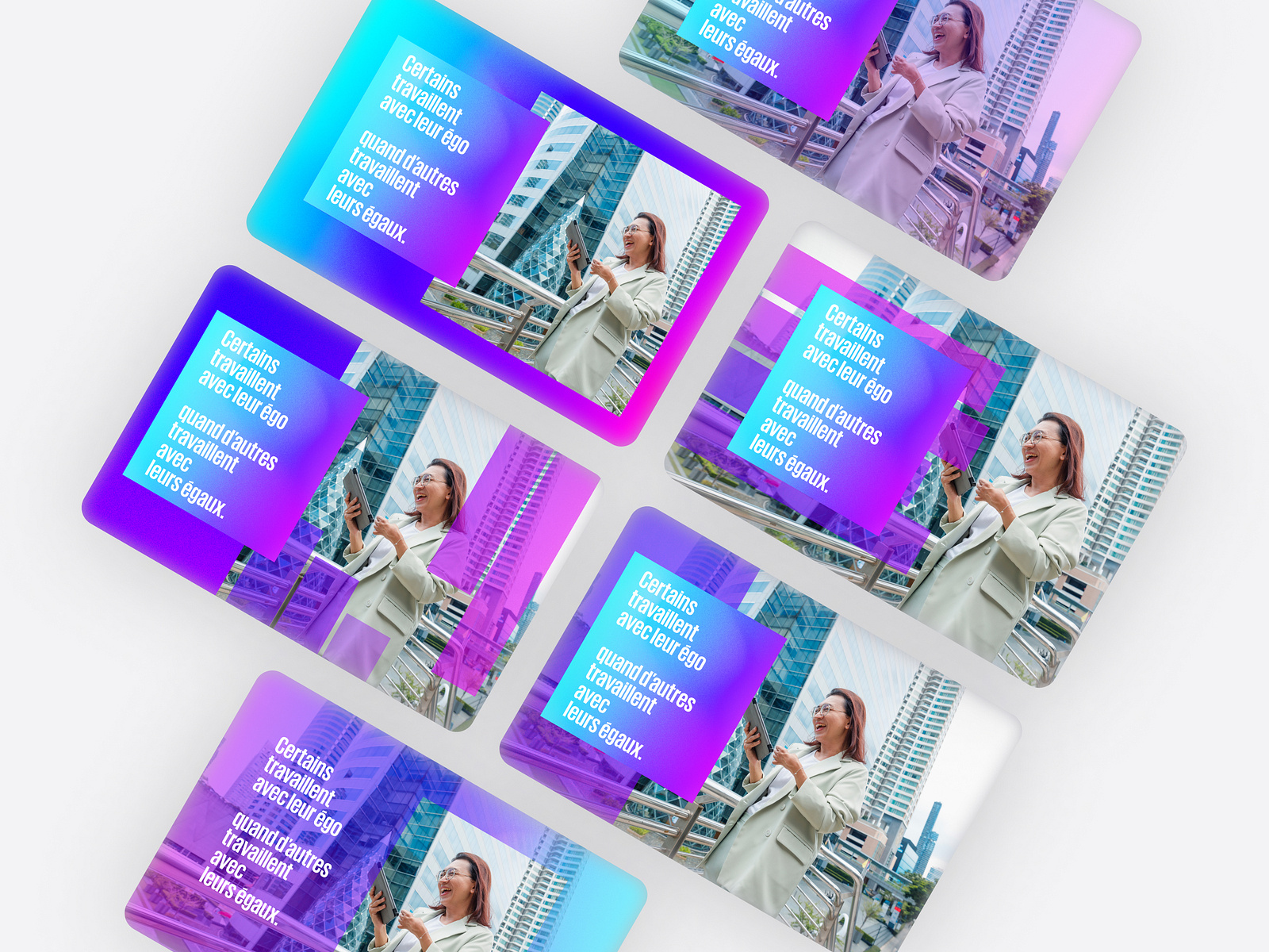 KPMG Visual identity, corporate brand design • DA, UI by Candice Fabre ...