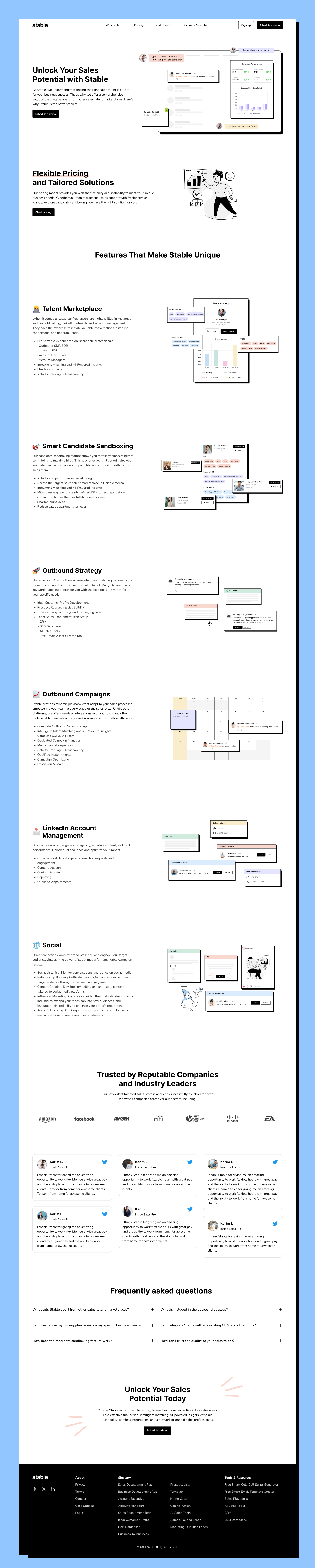 Stable - Product Website by The Ash Design on Dribbble