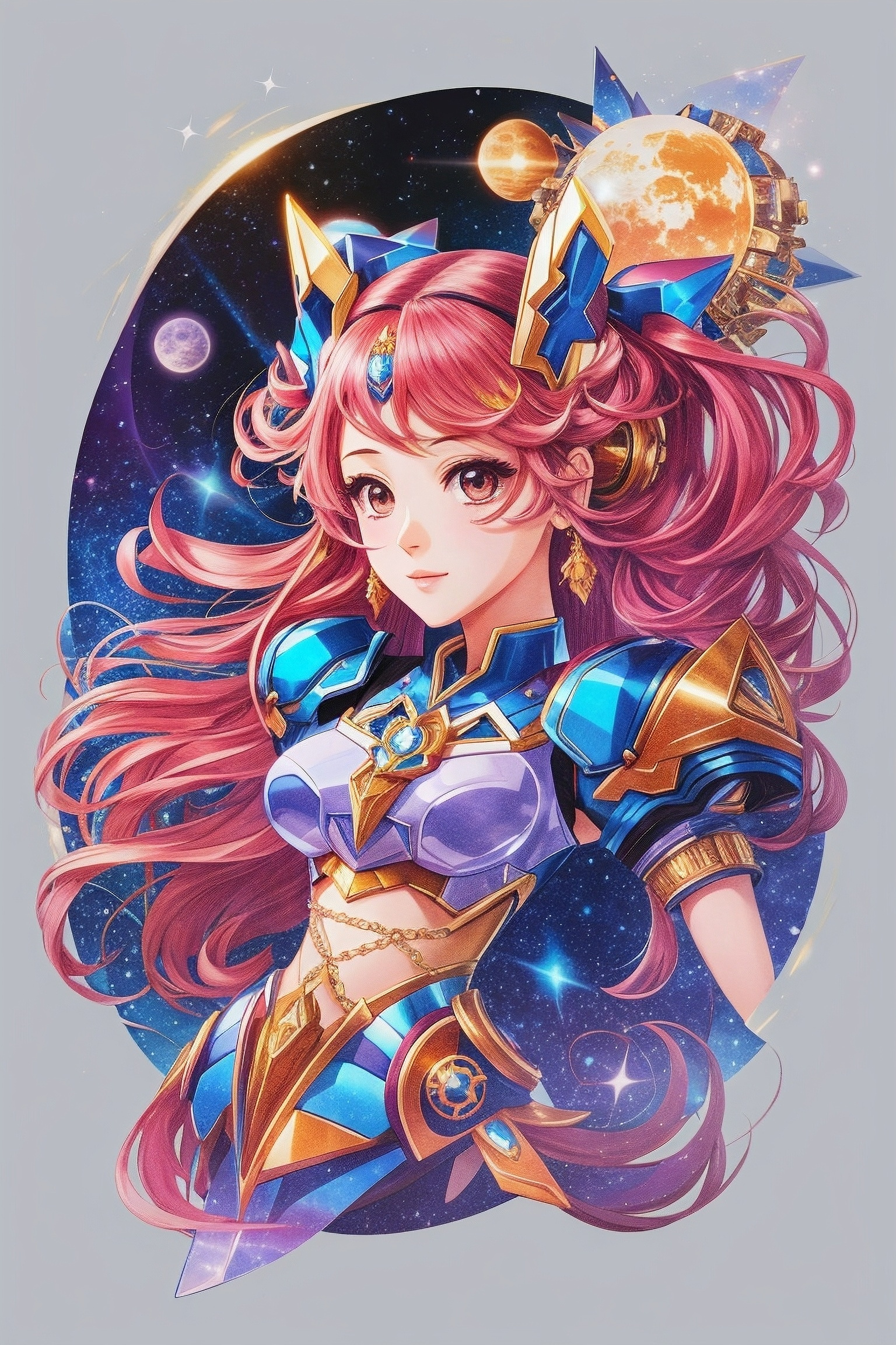 Cosmic Hunter: Radiant AI Anime Character Art in Orion by Diki Dwi ...