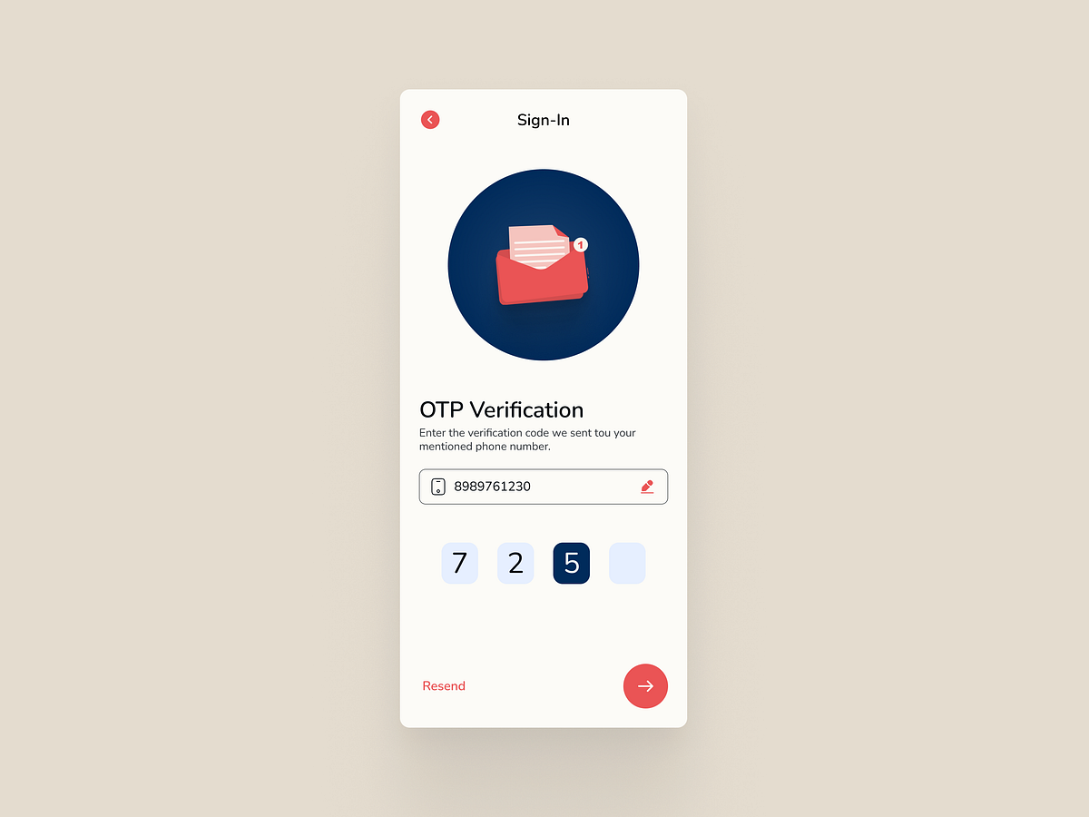 Otp Verification designs, themes, templates and downloadable graphic ...