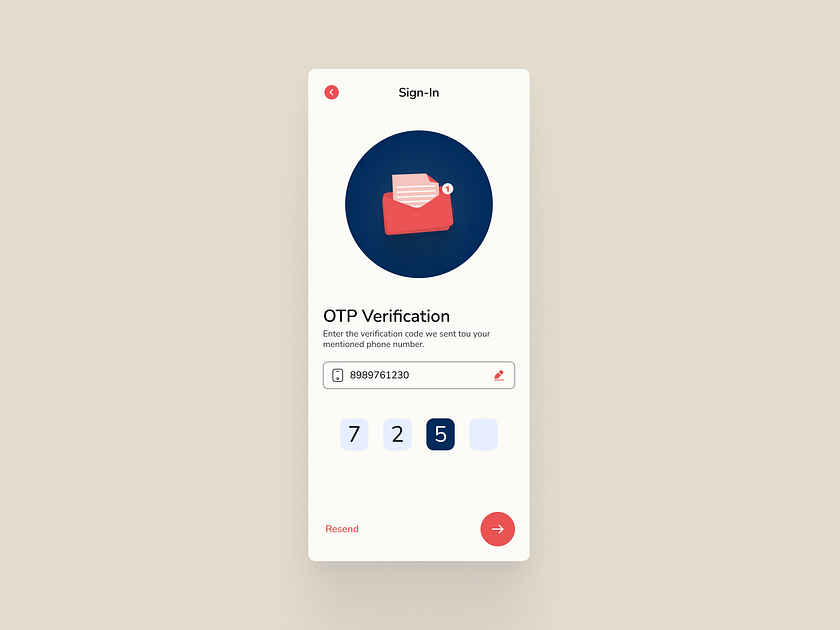Otp Verification designs, themes, templates and downloadable graphic ...