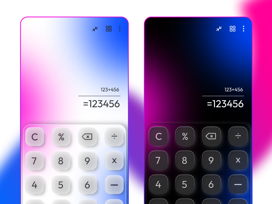 Calculator UI by Rakesh on Dribbble