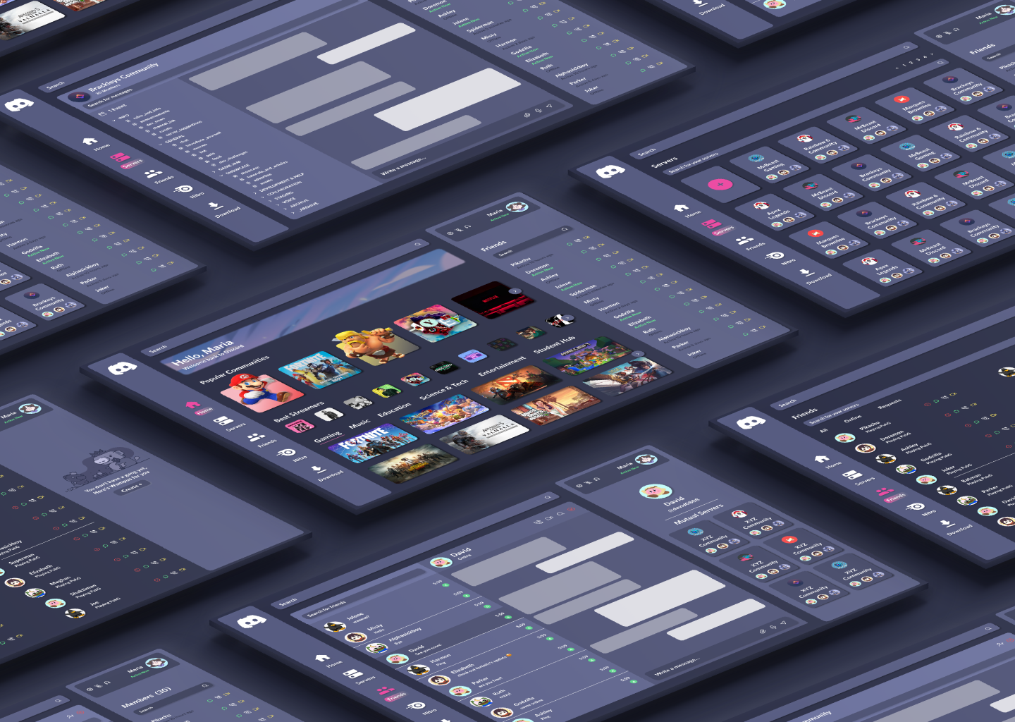 Discord Redesign by Mahima Sanghvi on Dribbble Discord Redesign by Mahima Sanghvi on Dribbble