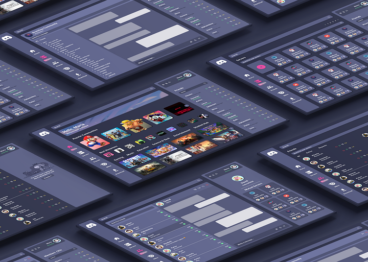 Discord Redesign by Mahima Sanghvi on Dribbble