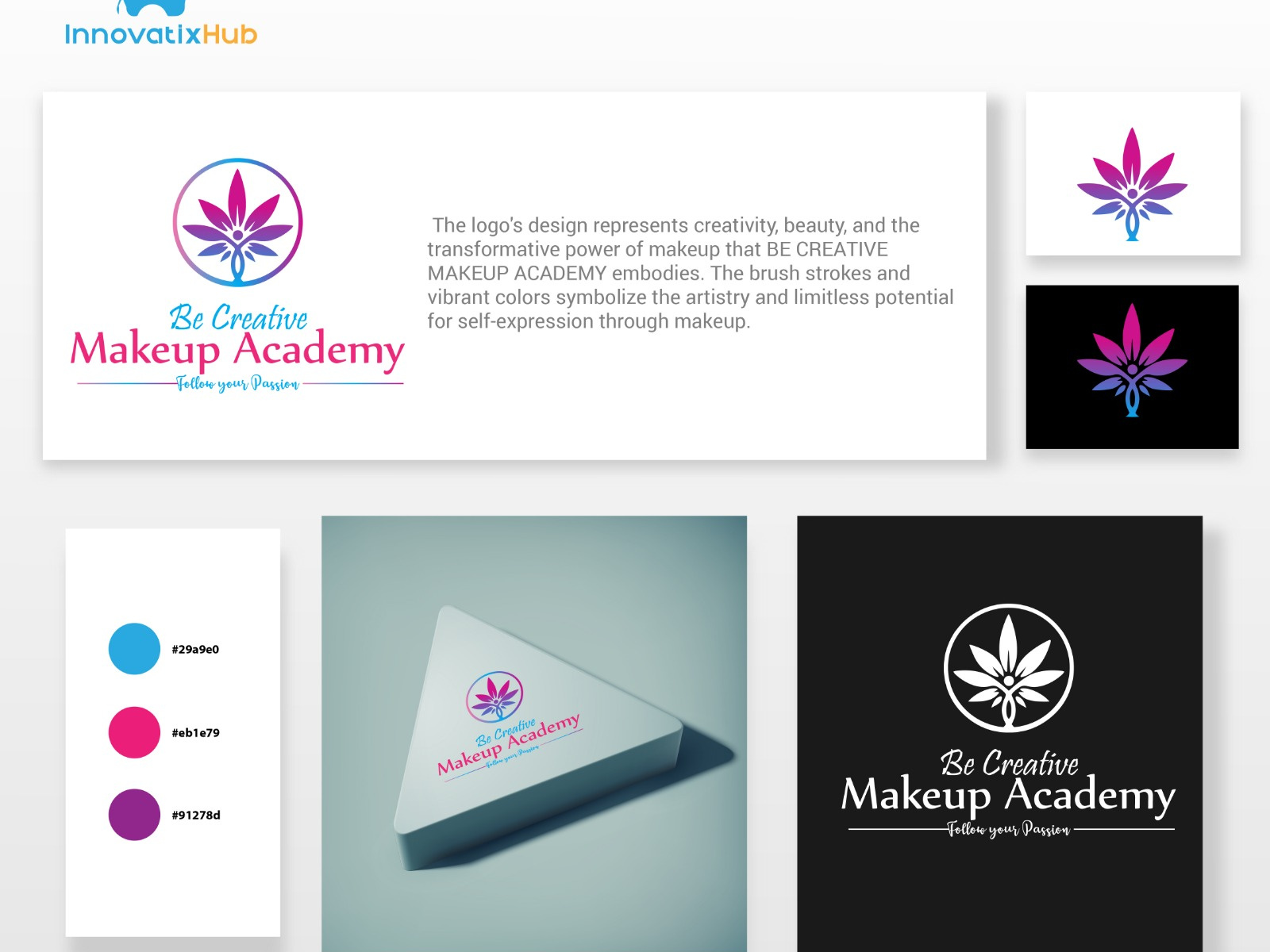 Makeup Academy Logo - Be Creative Makeup Academy by innovatixhub on ...