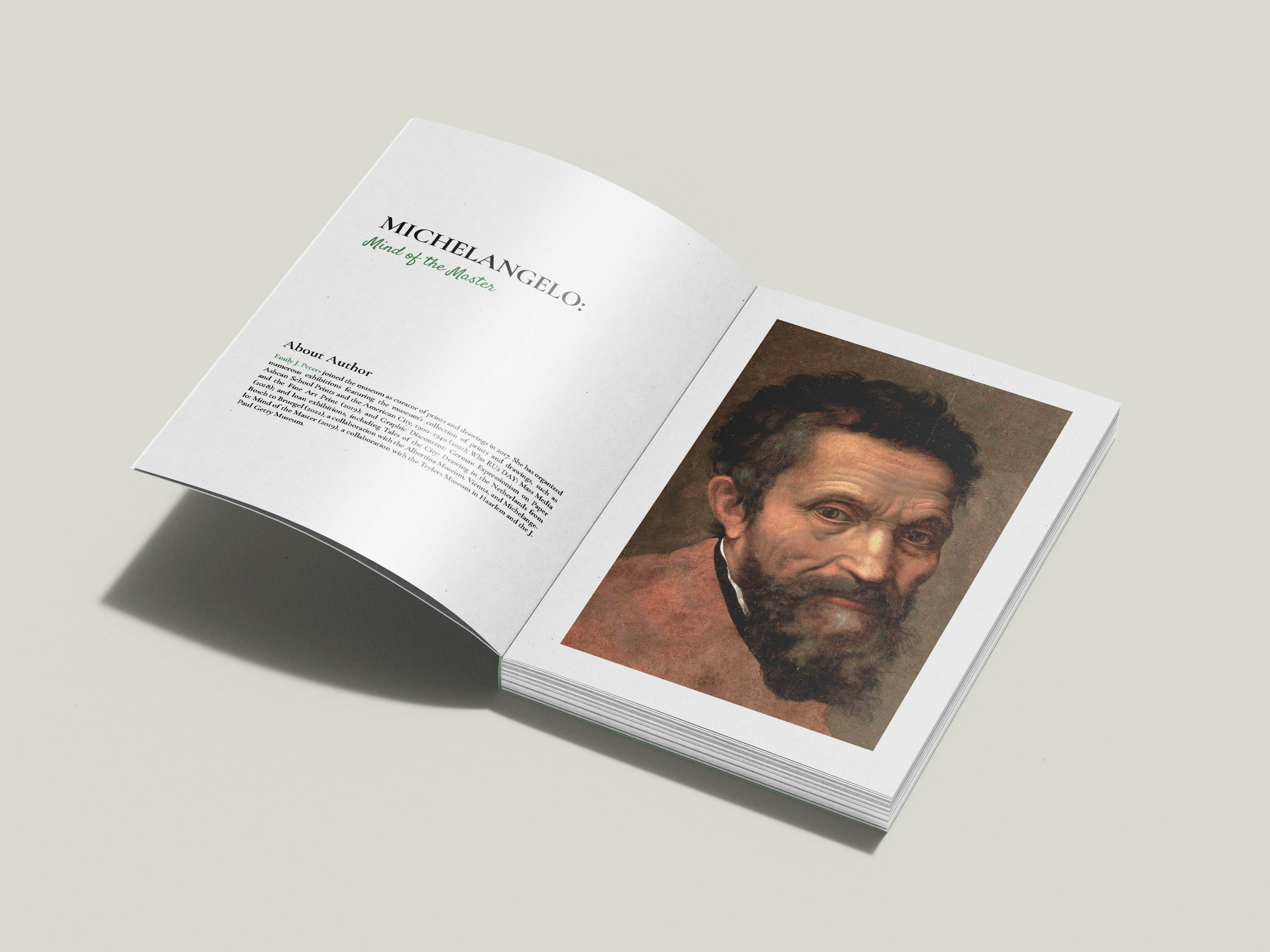 Book Cover Michelangelo: Mind of the Master by Mahsa on Dribbble