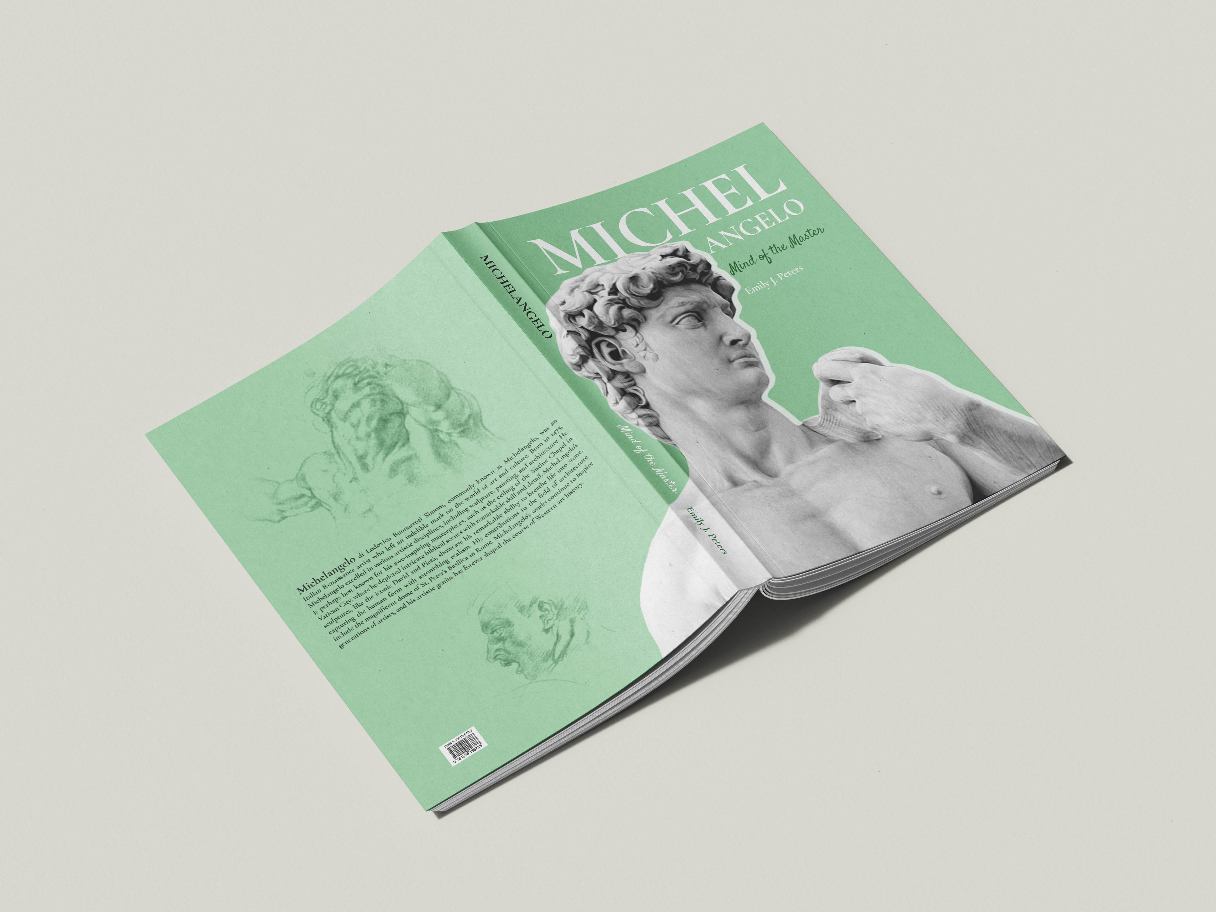 Book Cover Michelangelo: Mind of the Master by Mahsa on Dribbble