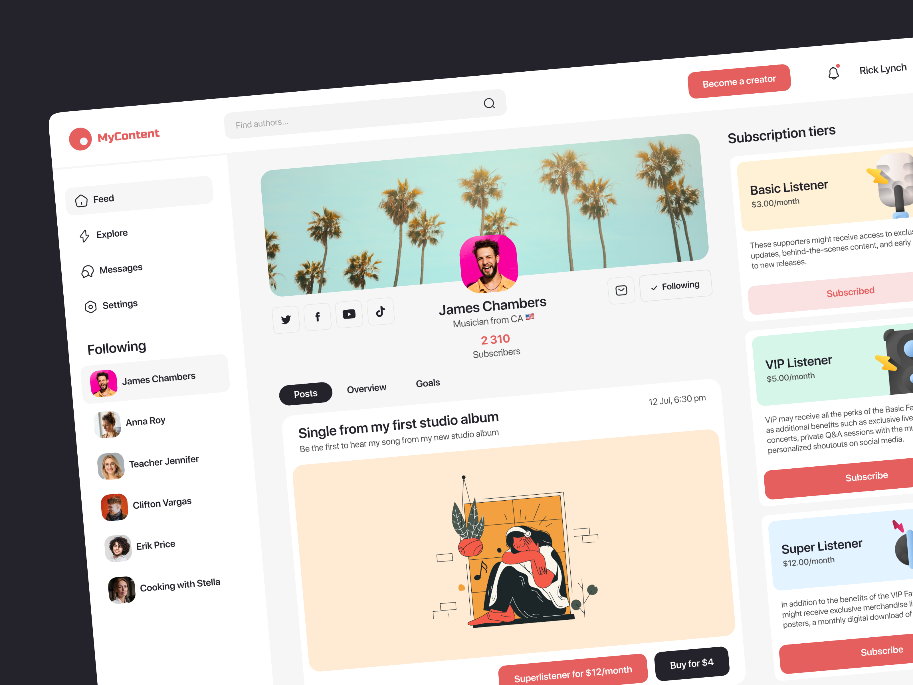 Subscription-based web app by Ronas IT | UI/UX Team on Dribbble