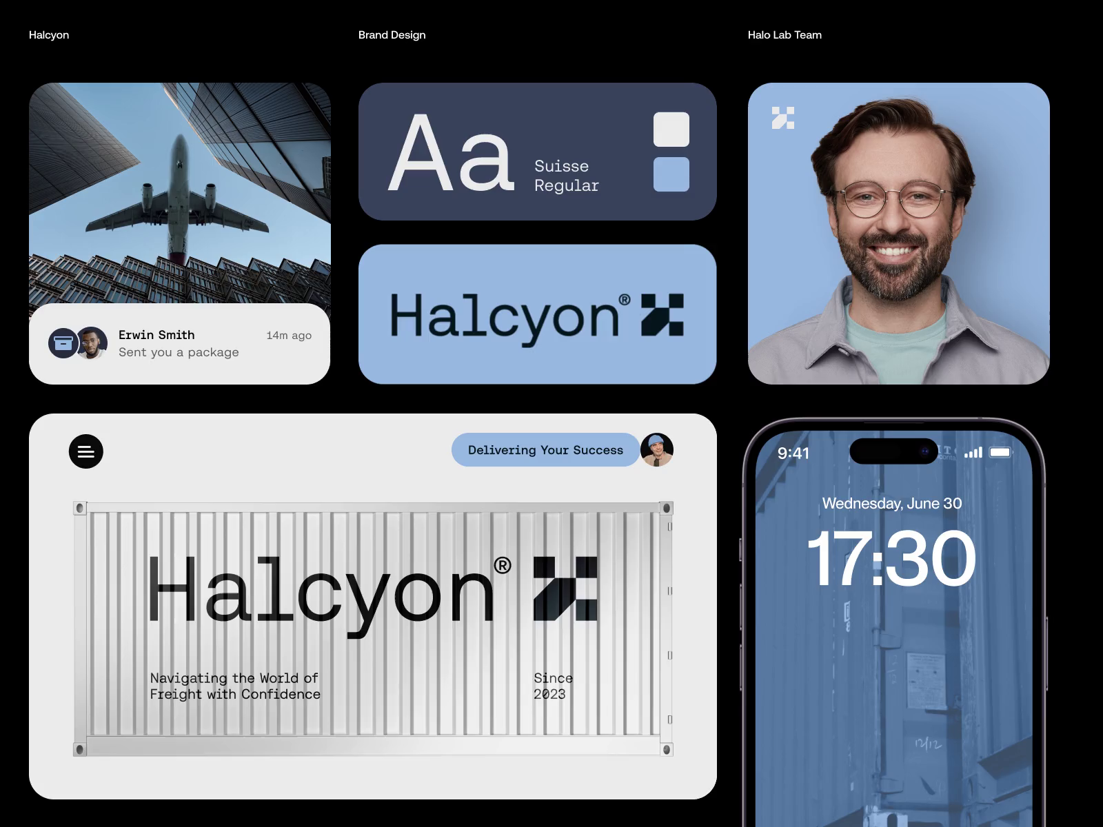 Halcyon Logistics Branding by Halo Branding for HALO LAB on Dribbble