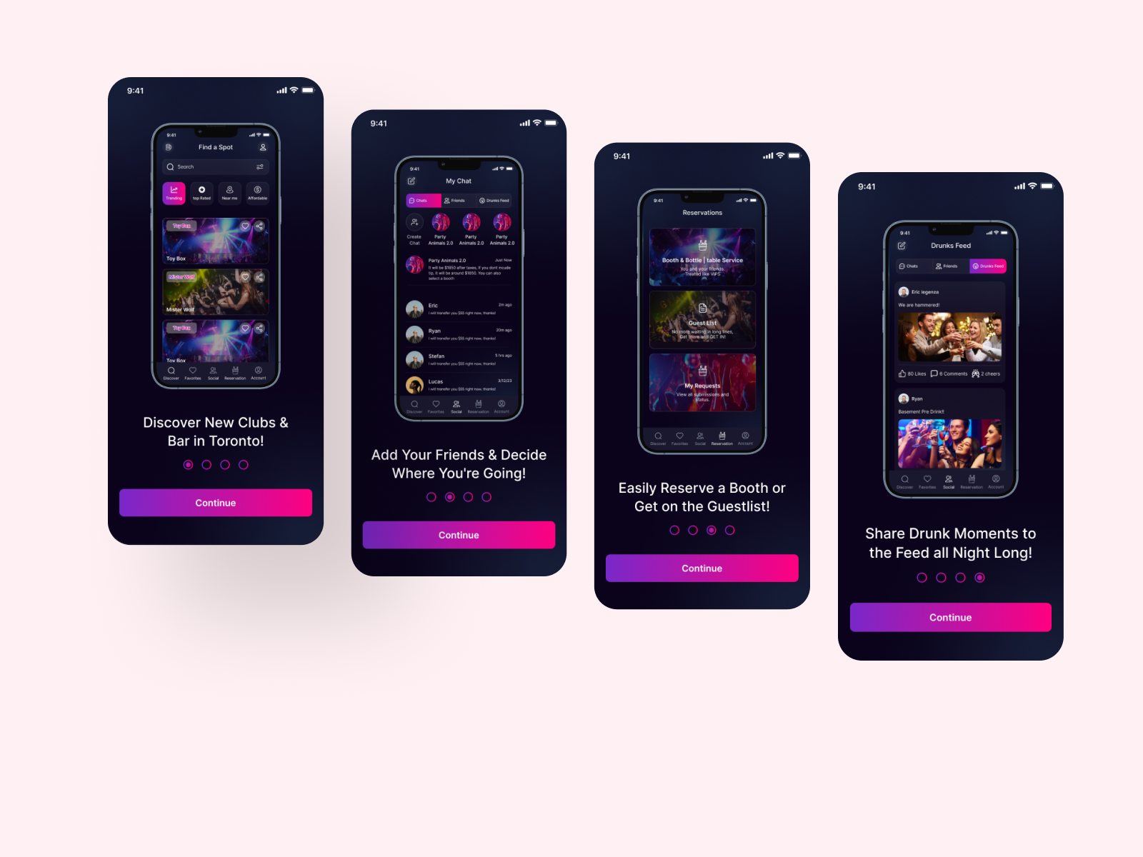 PartyPass Pro - Your Ultimate Nightlife Adventure by Emon Datta on Dribbble