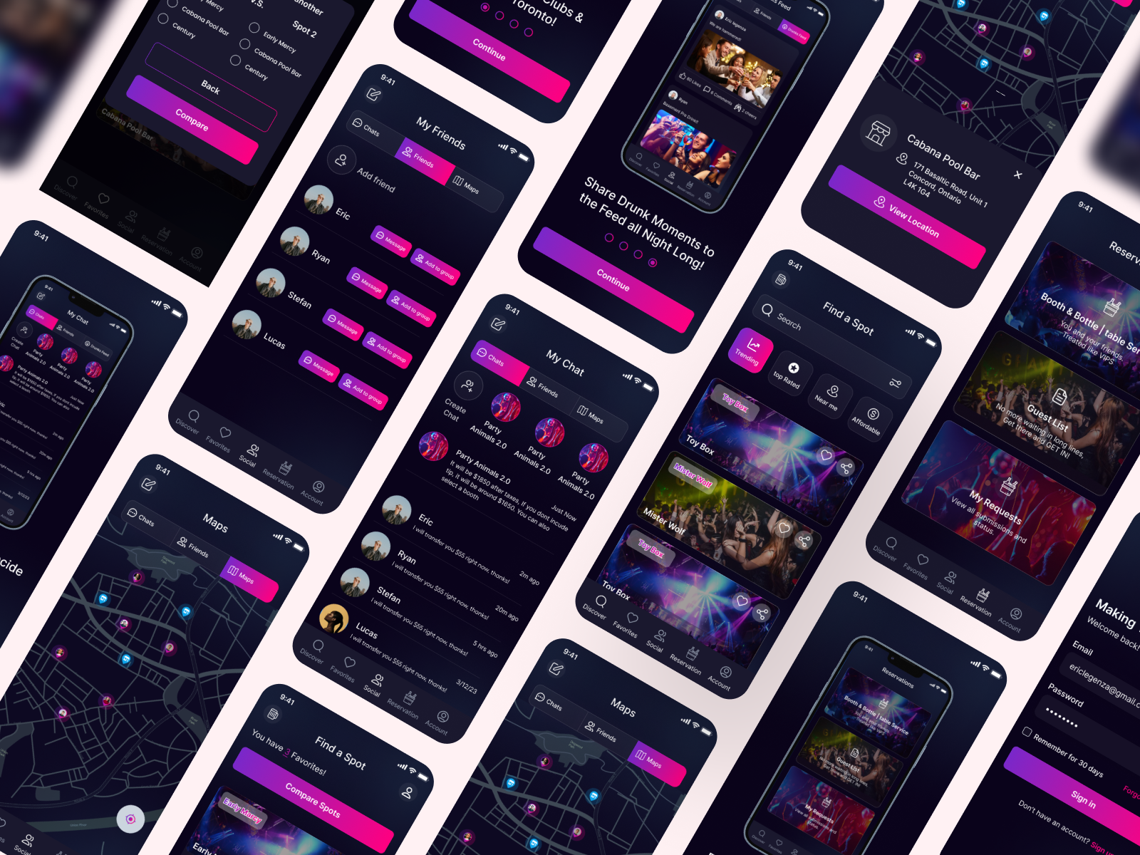 PartyPass Pro - Your Ultimate Nightlife Adventure by Emon Datta on Dribbble