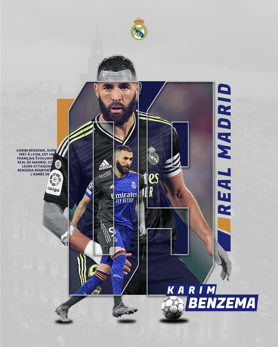 Karim Benzema by zine-eddine naoui on Dribbble