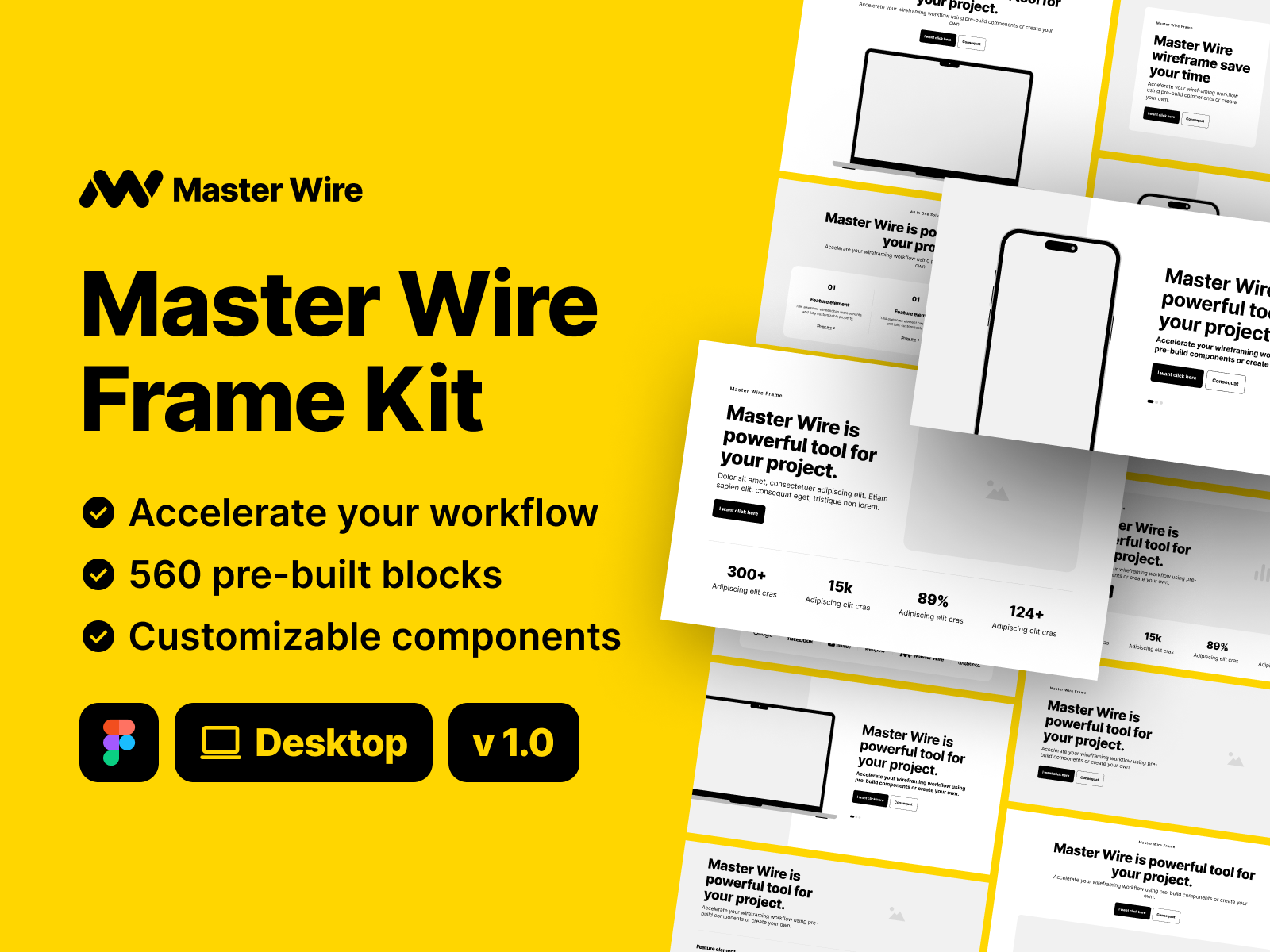 Wireframe CTA - Master Wire by Masteruix on Dribbble