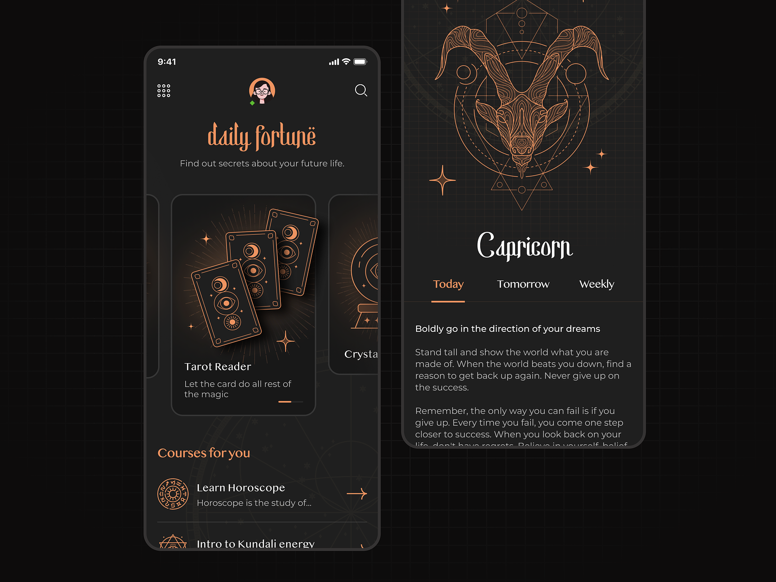 Astrology App design by Sambit Saurav Panda on Dribbble