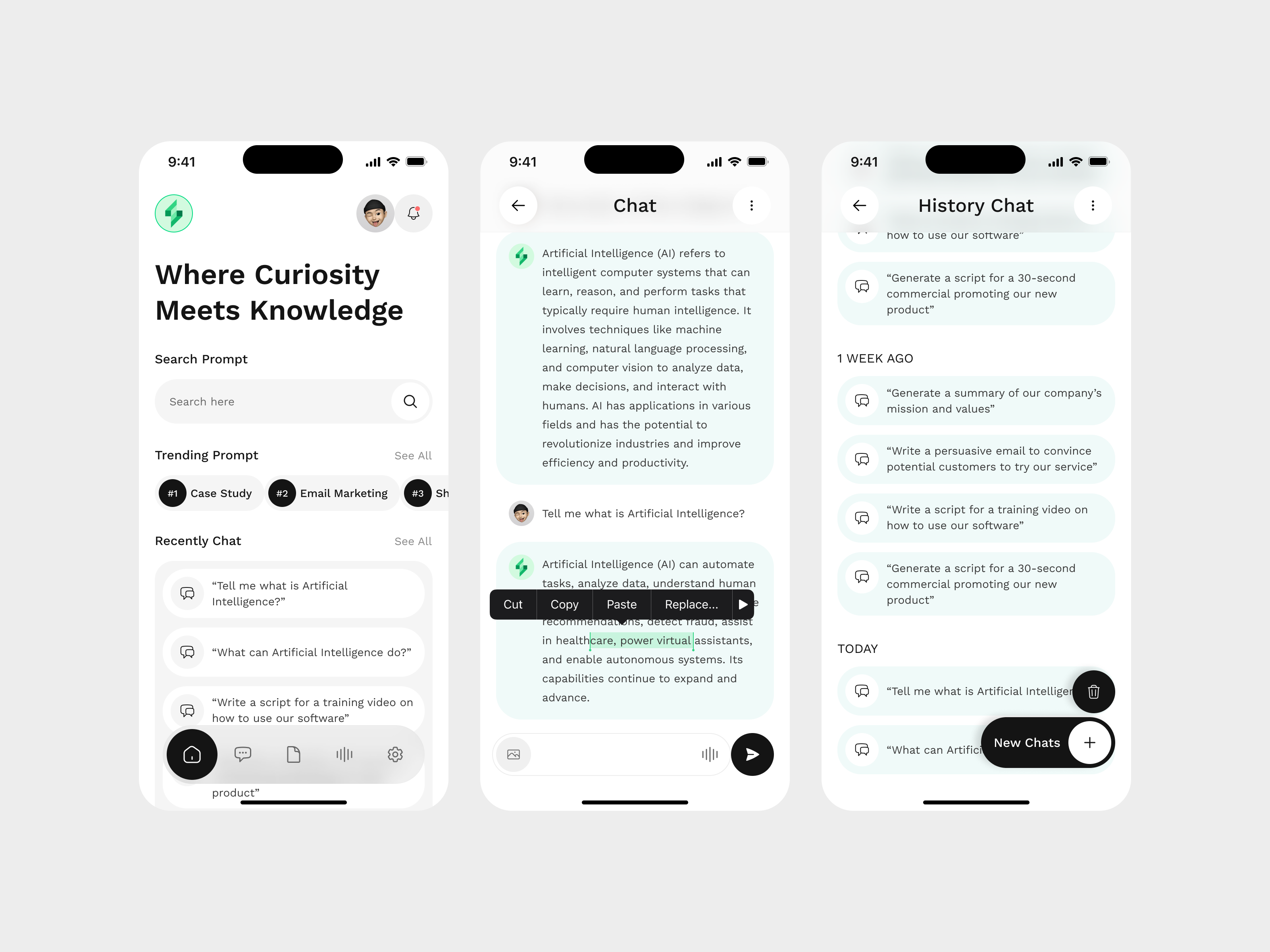 Super - Ai Chatbot Mobile App by Rizki 🌱 for Nija Works on Dribbble
