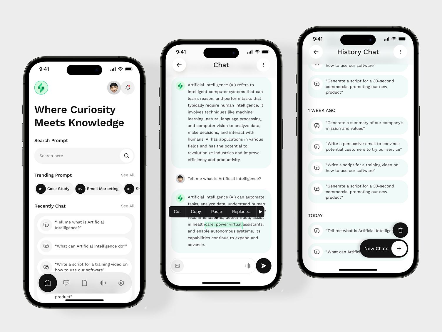 Super - Ai Chatbot Mobile App by Rizki 🌱 for Nija Works on Dribbble
