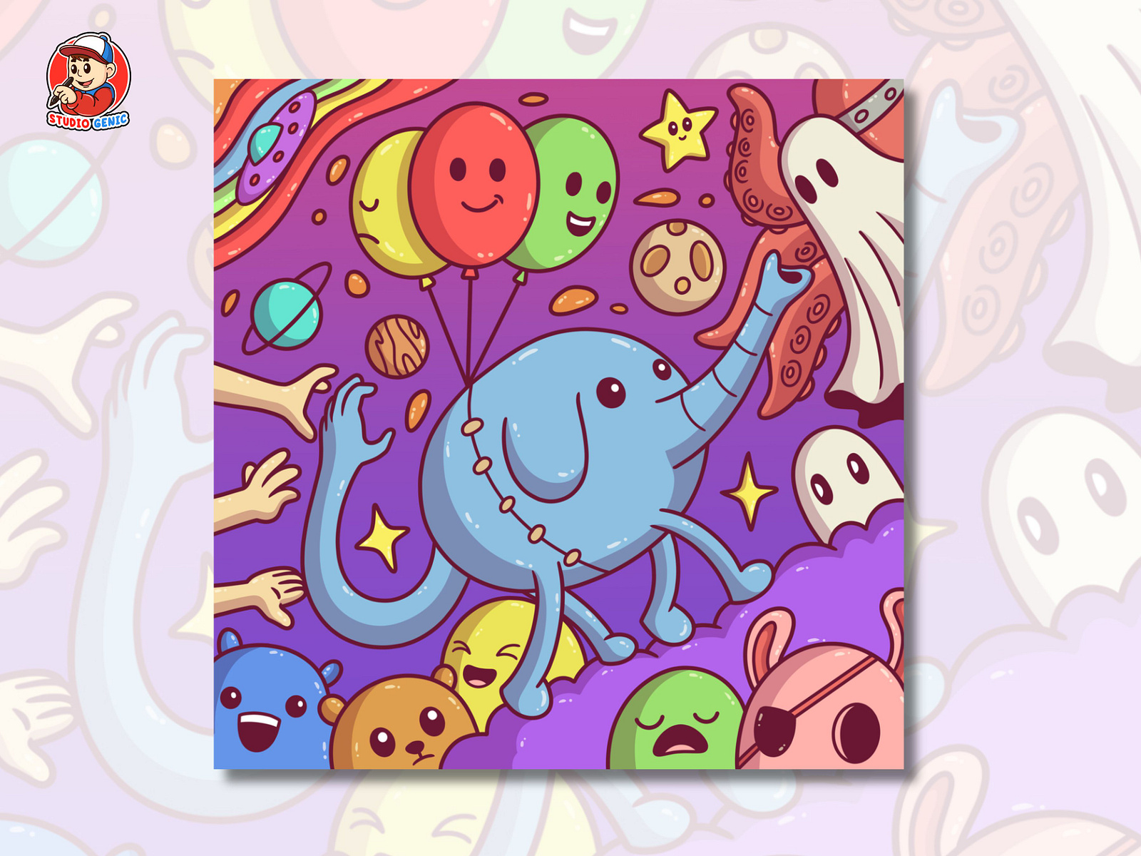 Doodle Art Covers Album Illustration by GenicStudio on Dribbble