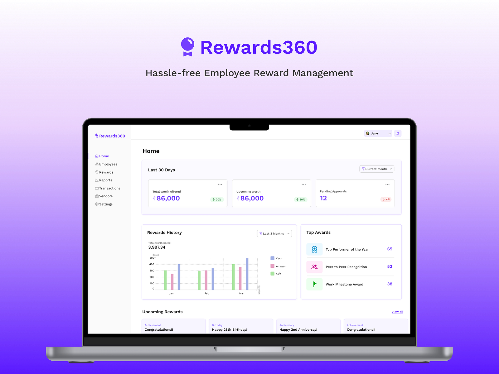 Rewards 360 by Tejaswini Kulkarni on Dribbble
