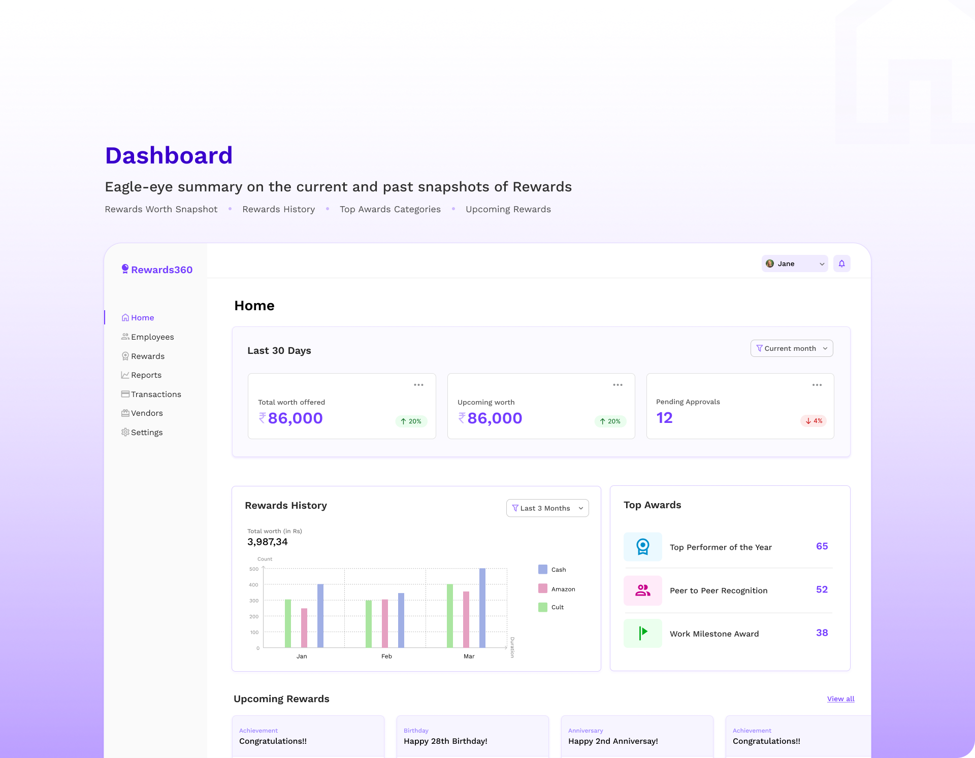 Rewards 360 by Tejaswini Kulkarni on Dribbble