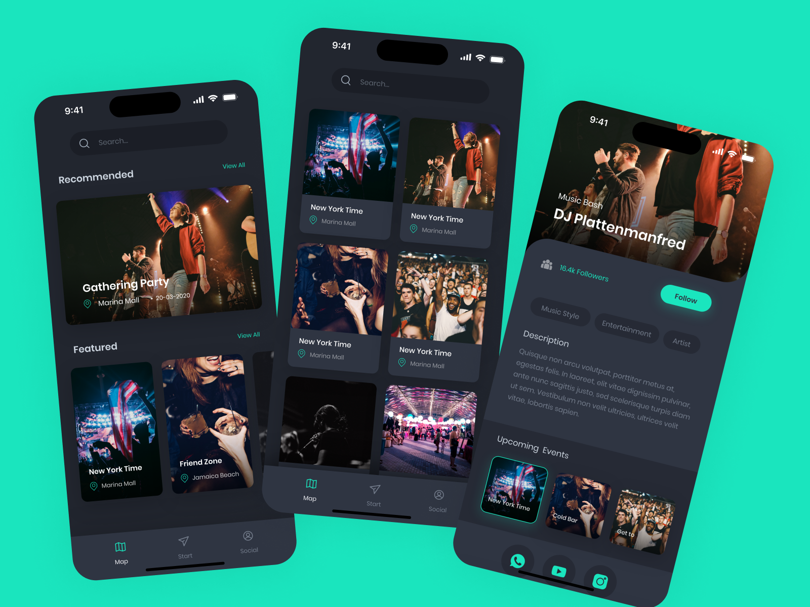 Event Mobile App UI Design by uixdesignacademy on Dribbble