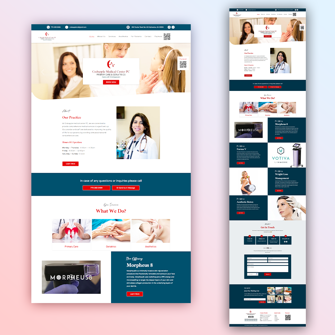 Medical Center Website Design by WixHut - Wix Website Design Agency on ...