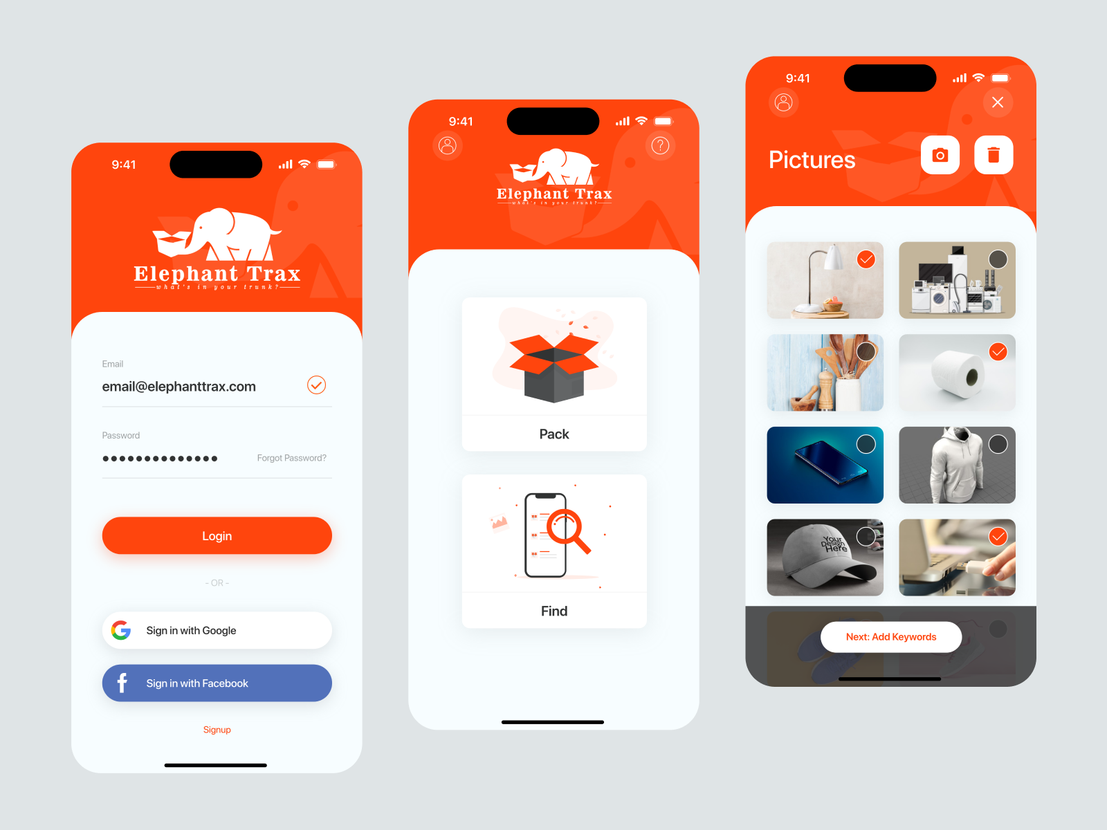 Parcel App Design by uixdesignacademy on Dribbble