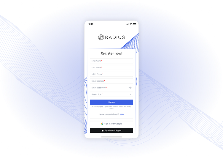 Radius Agent Signup UI Redesign by Hashim Shah on Dribbble