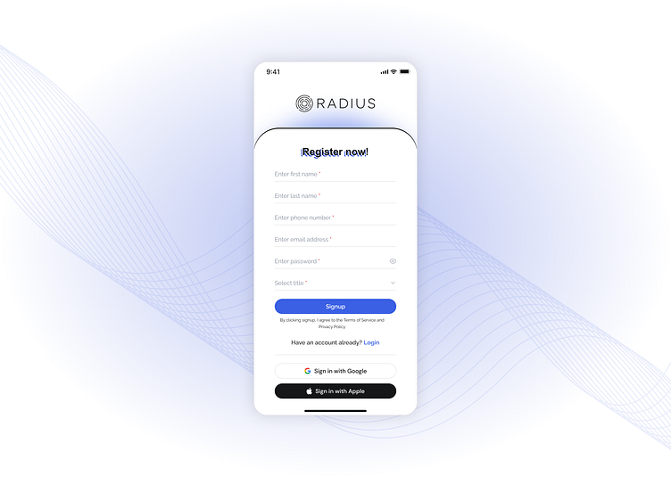 Radius Agent Signup UI Redesign by Hashim Shah on Dribbble