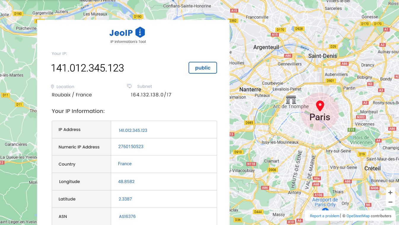 IP address locator - tool design by Reyhan Yeganemehr on Dribbble