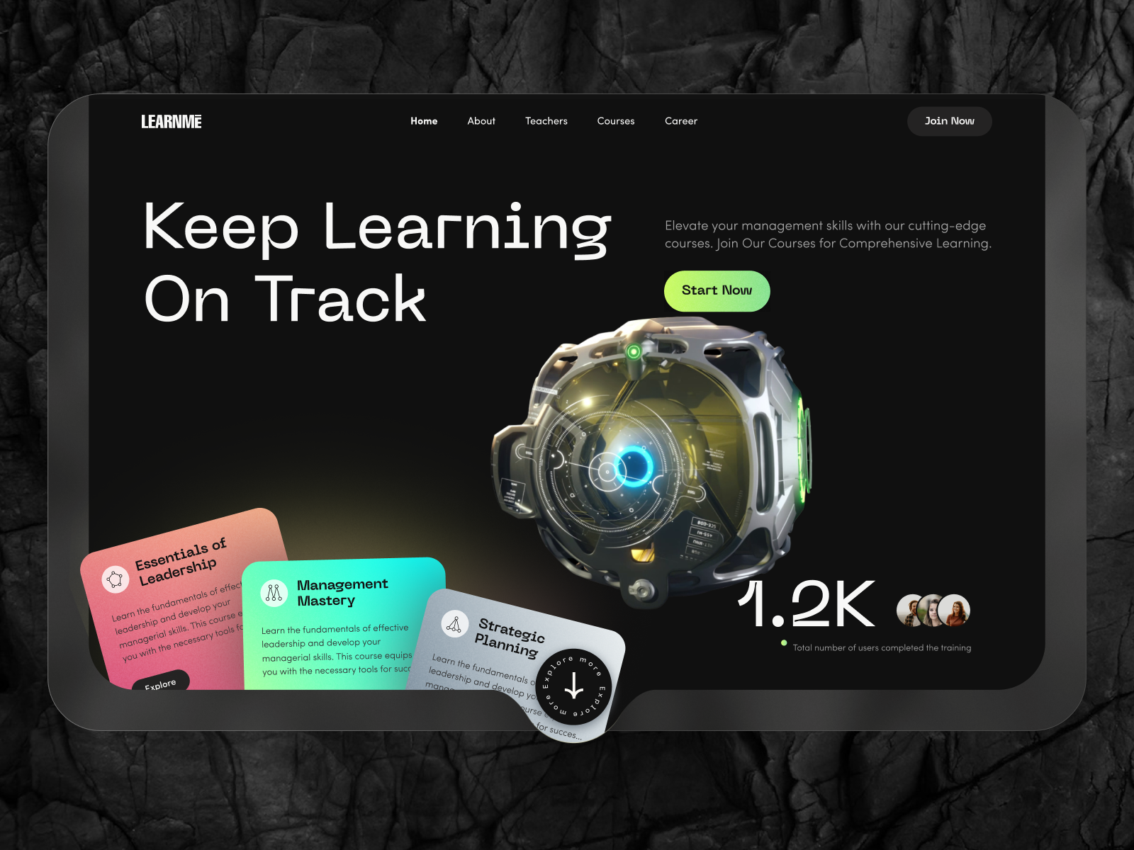 LEARNme - Education Website Web Design for Learning Platform by ...