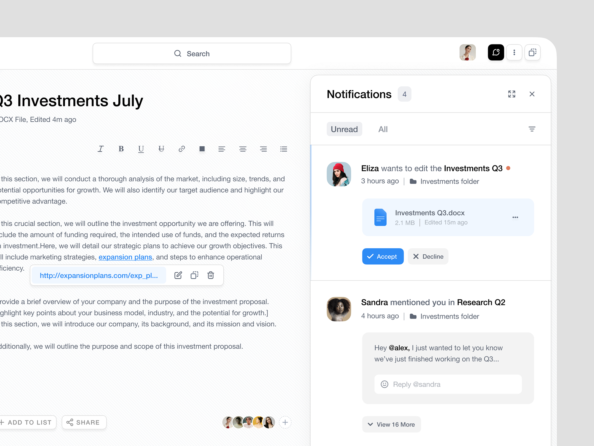Notifications Light Modal by Sandro Tavartkiladze on Dribbble