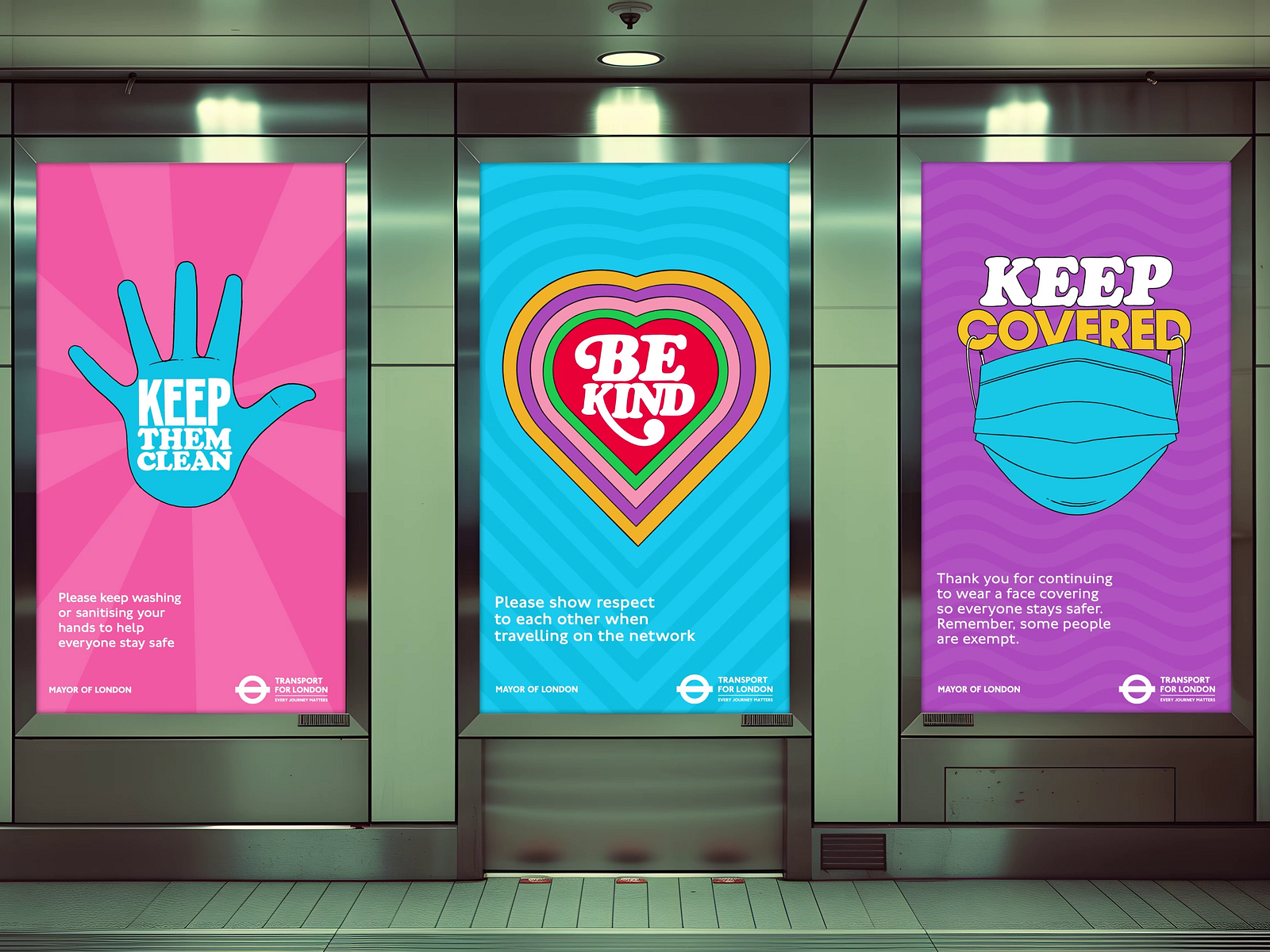 TfL Travel Kind Campaign 2020-2022 by Mik Shaw on Dribbble