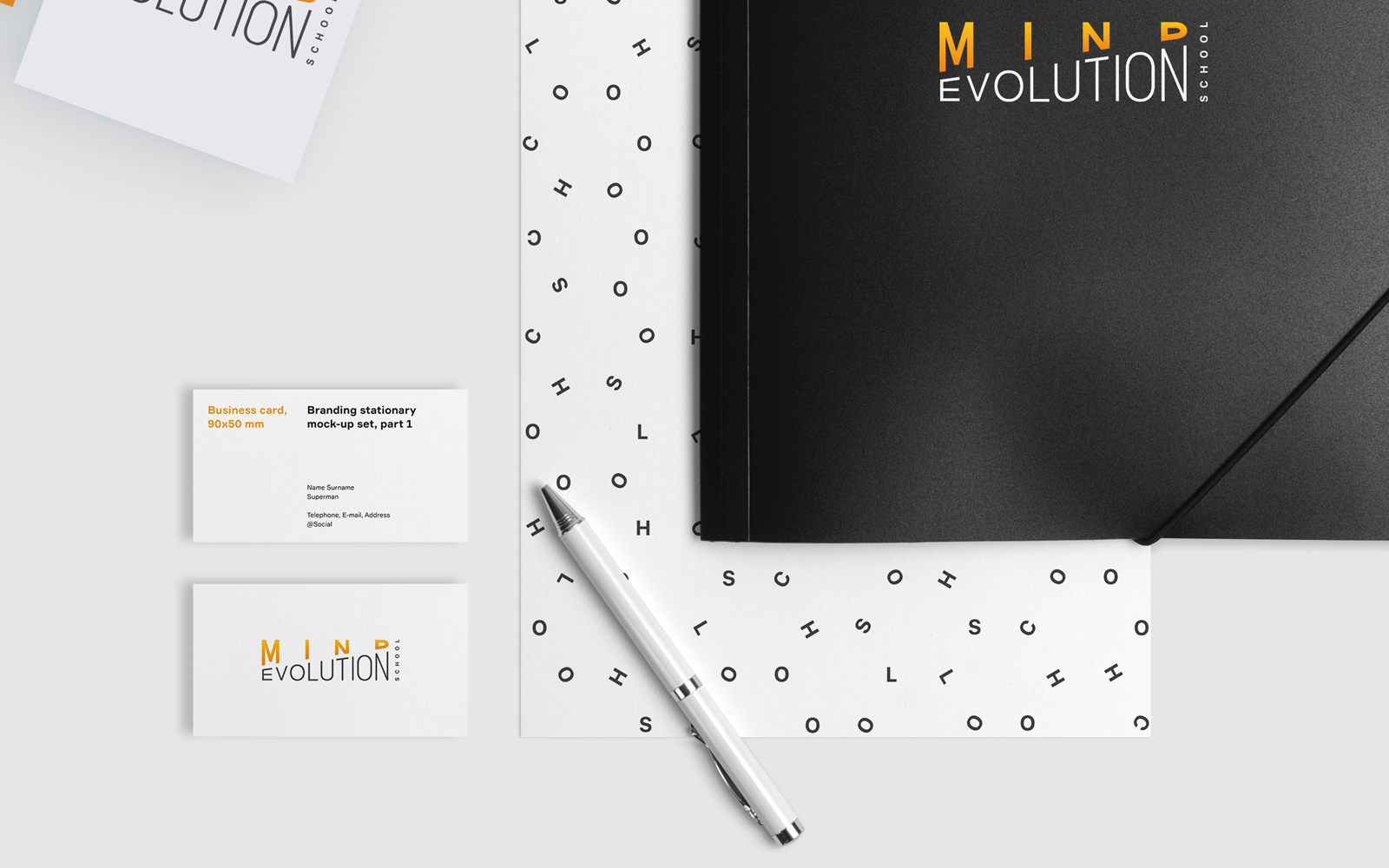 Mind Evolution Logo Concept with Identity by Mariia Diak on Dribbble