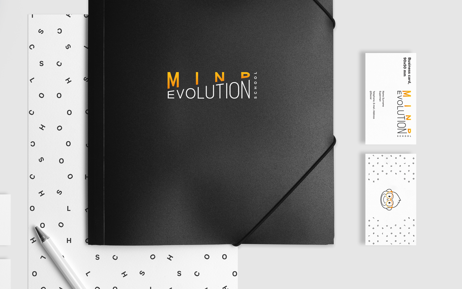 Mind Evolution Logo Concept with Identity by Mariia Diak on Dribbble