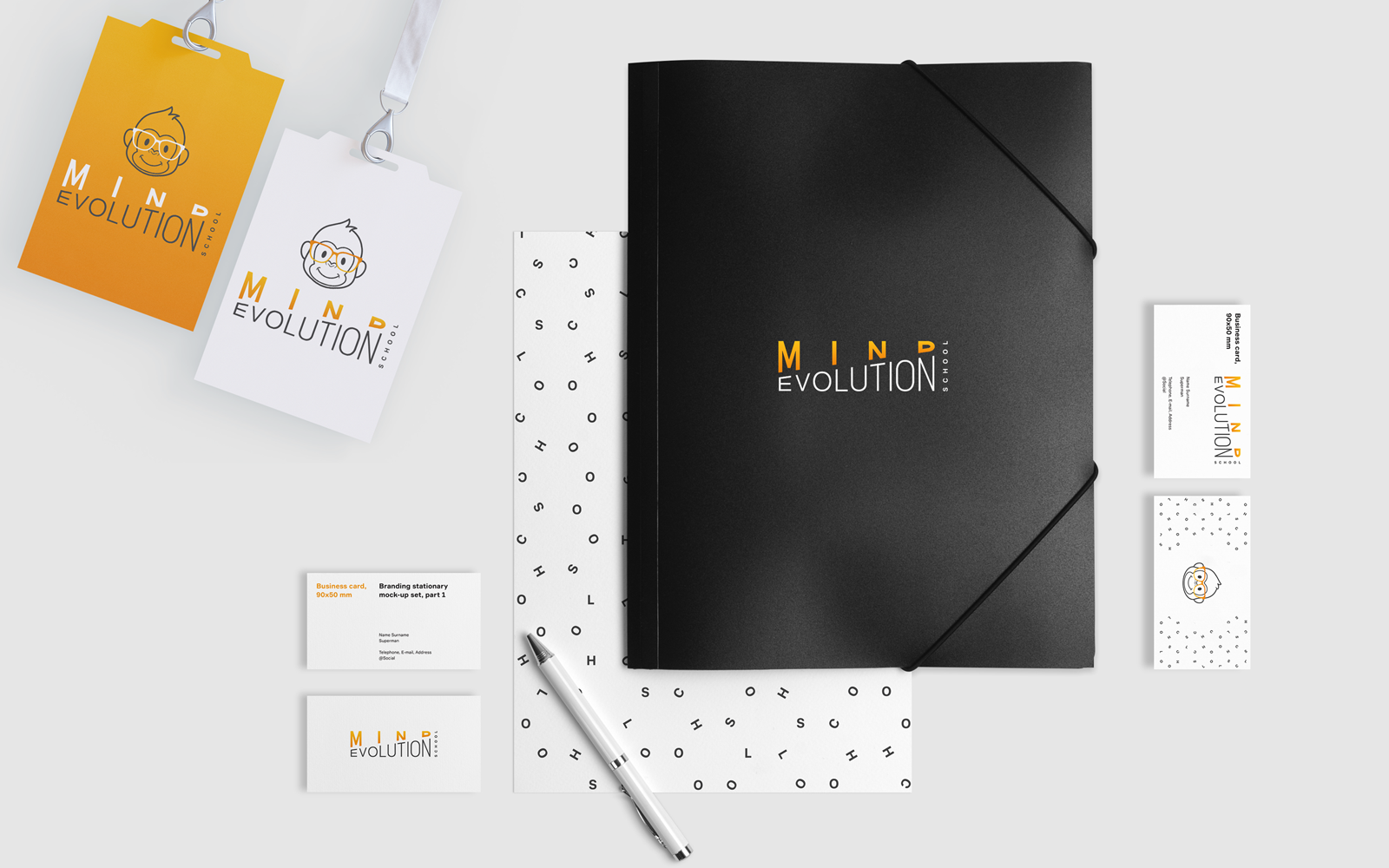 Mind Evolution Logo Concept with Identity by Mariia Diak on Dribbble