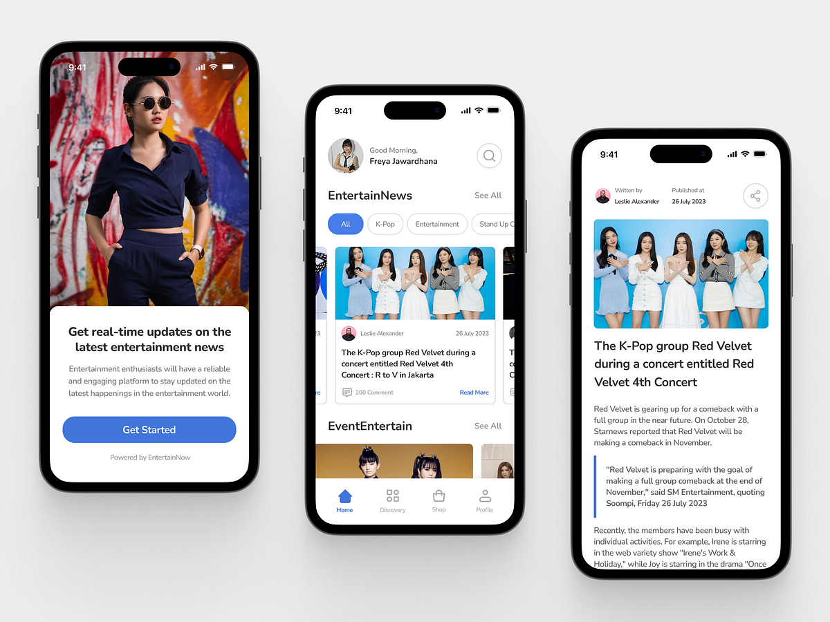Blog App designs, themes, templates and downloadable graphic elements ...