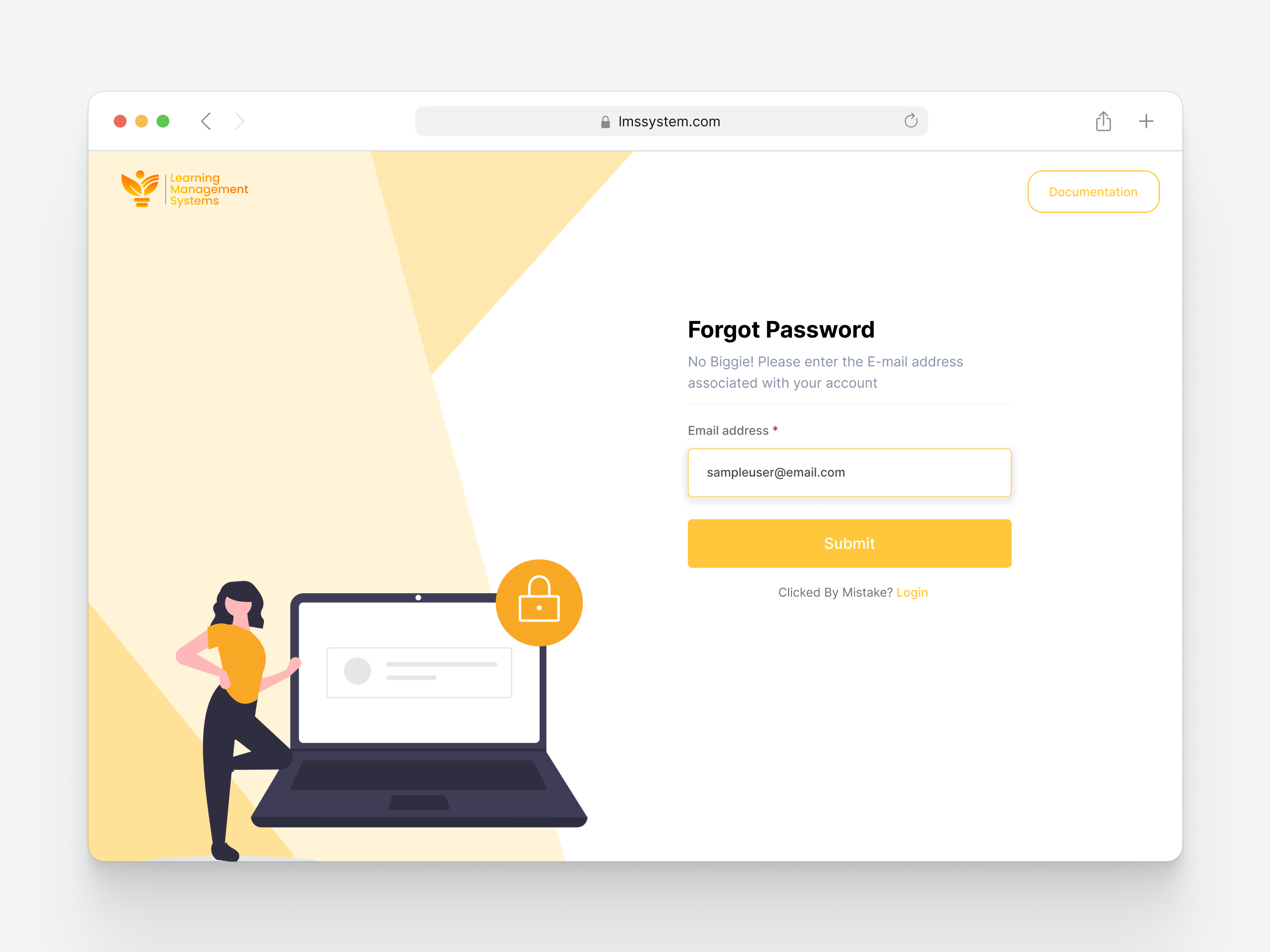 LMS - Login Page by Laxaar on Dribbble