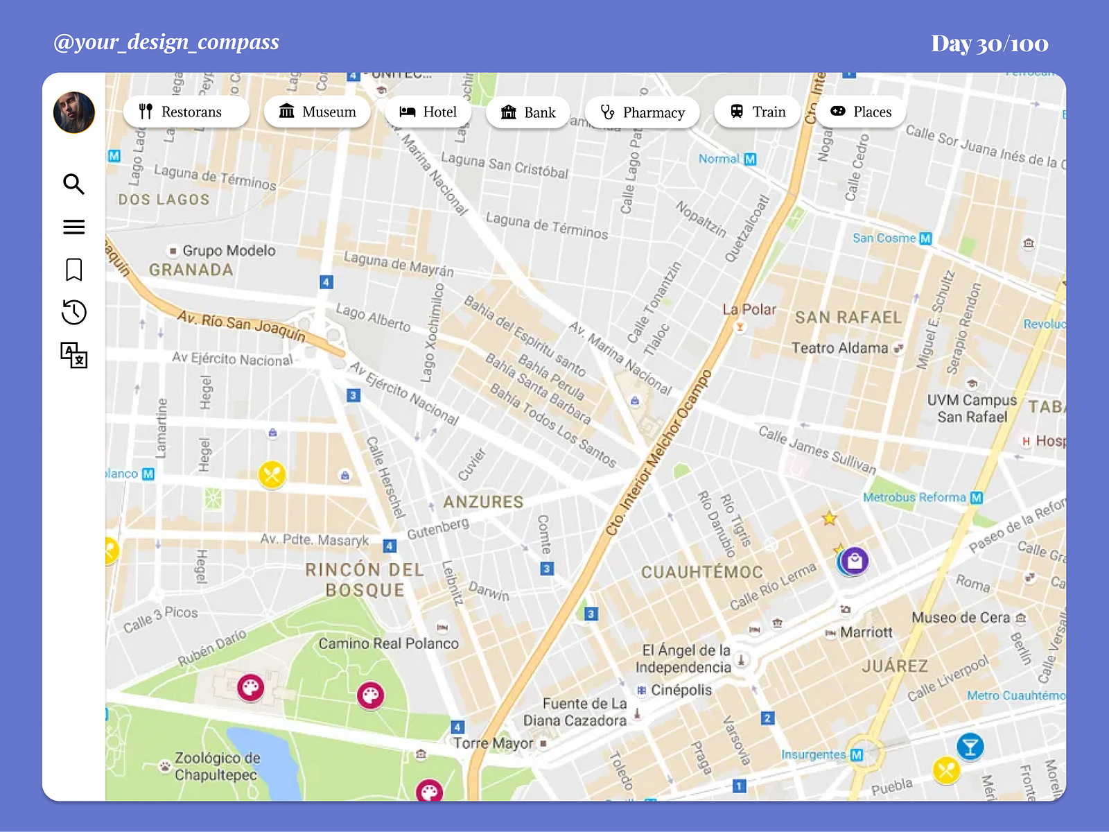 Map by Zarina on Dribbble