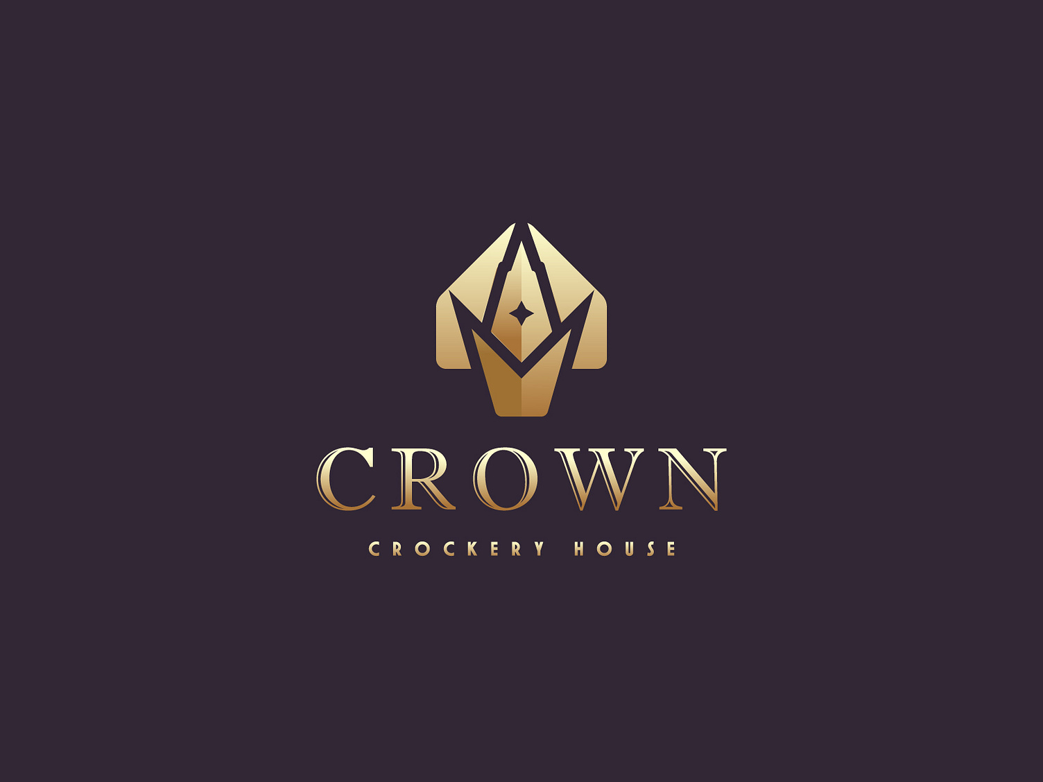 Logo, logos, modern luxury logo design, home + crown by Md Humayun ...
