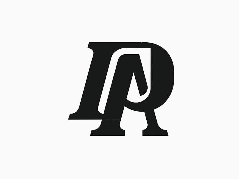 Lettering P A monogram typography logomark design by by Anh Do - Logo ...