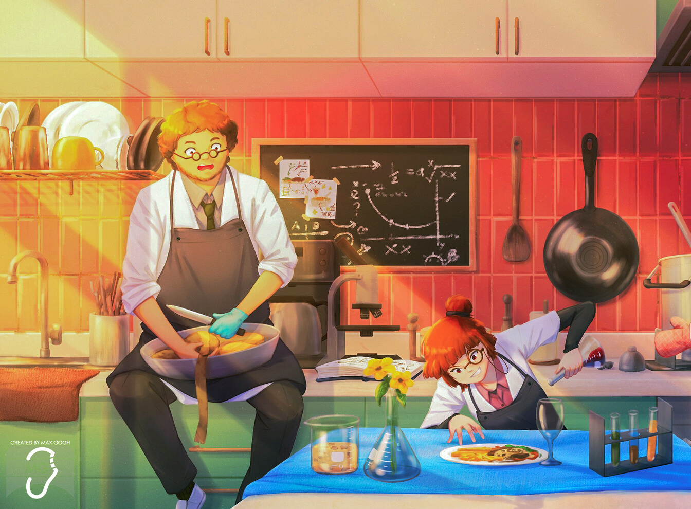 Cartoon Real Life Illustrations by Max Gogh on Dribbble