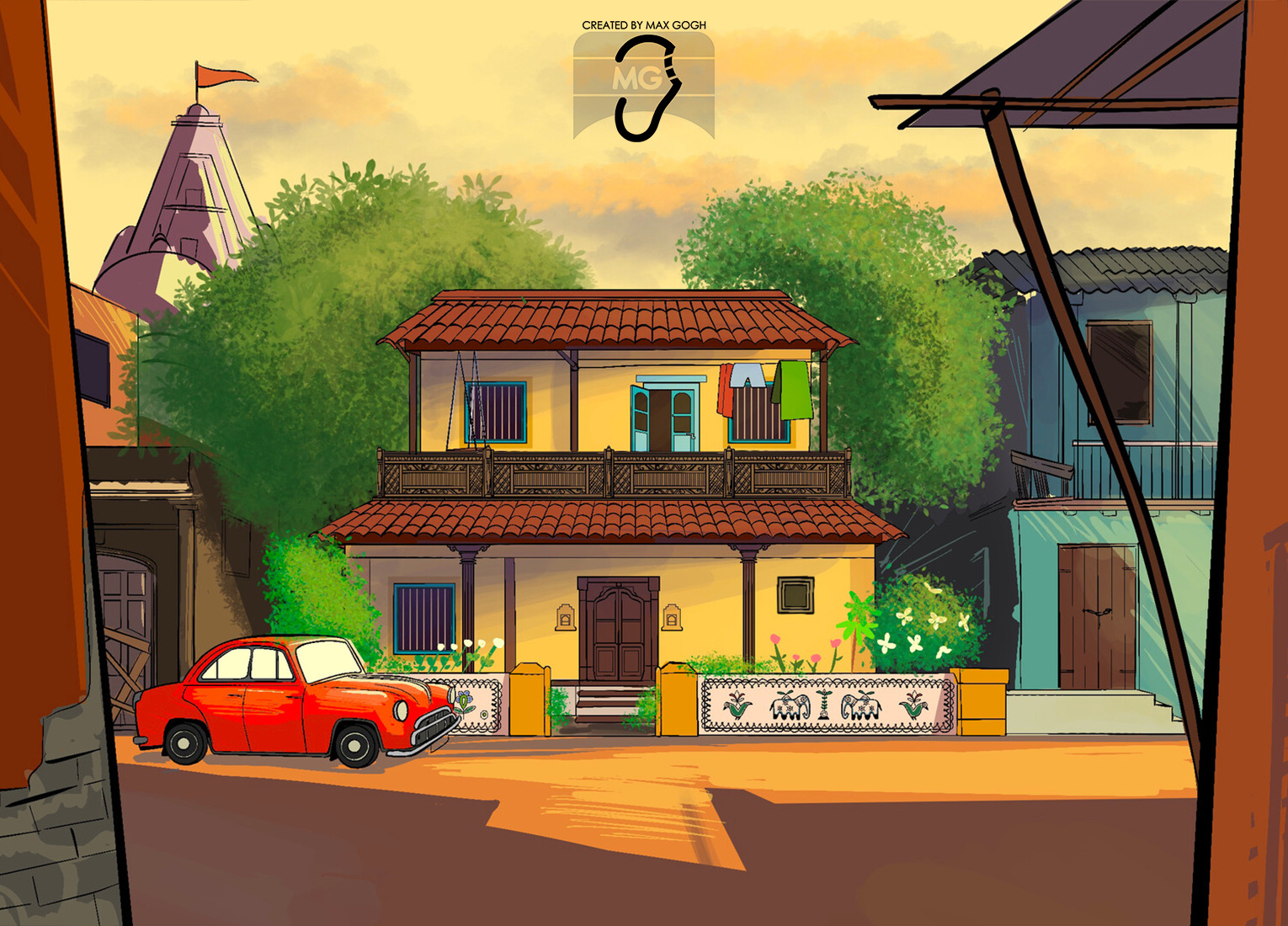 Cartoon Real Life Illustrations by Max Gogh on Dribbble