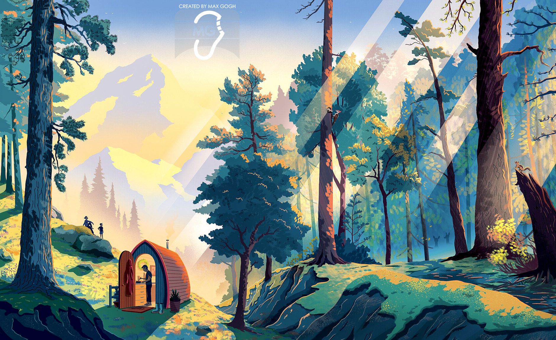 Cartoon Real Life Illustrations by Max Gogh on Dribbble