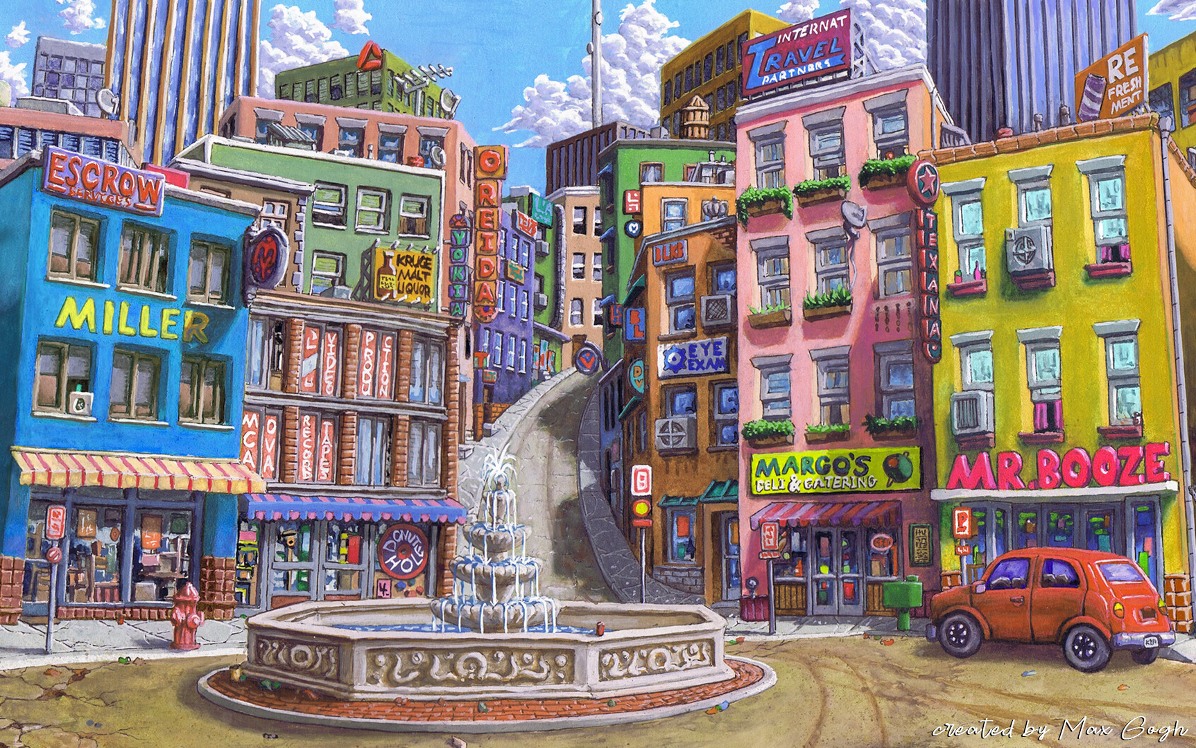 Cartoon Real Life Illustrations by Max Gogh on Dribbble