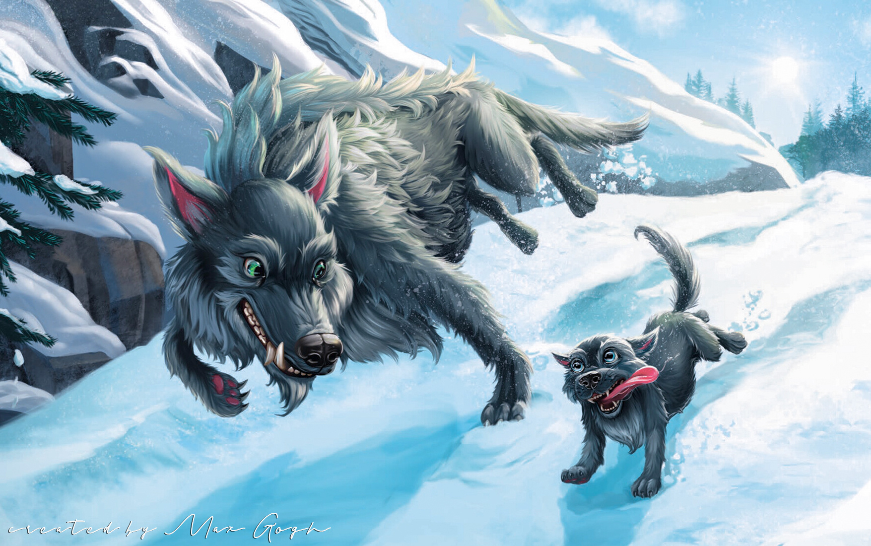 Cartoon Real Life Illustrations by Max Gogh on Dribbble