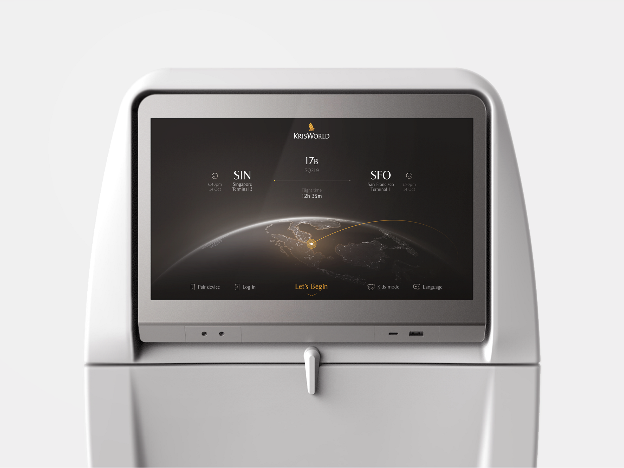 Singapore Airlines Inflight Entertainment by Tate Sager on Dribbble