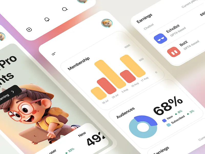 UI Template designs, themes, templates and downloadable graphic ...