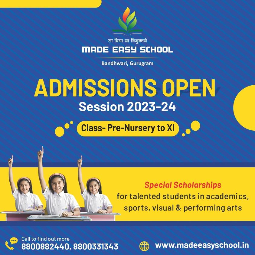MADE EASY School: Enroll Now for a Promising Future in Gurgaon by MADE ...
