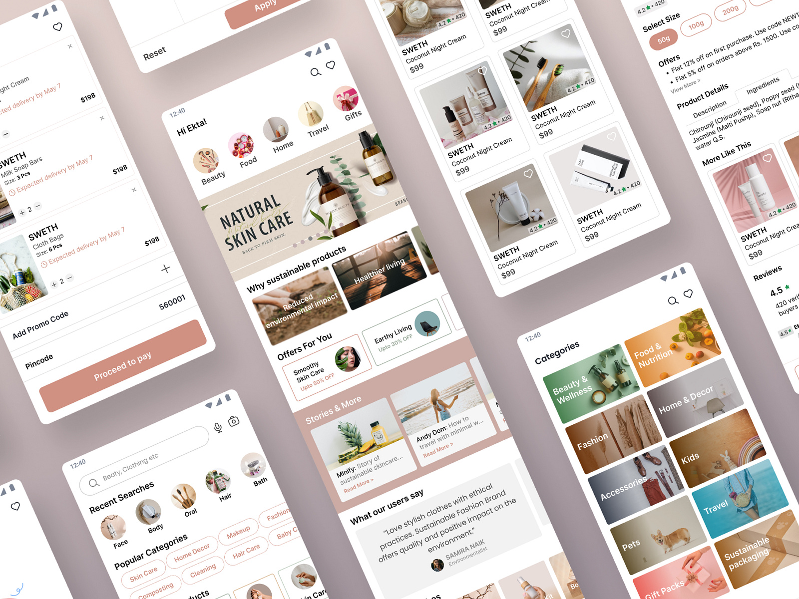 Ecommerce Mobile App by Ekta Bhoraniya on Dribbble